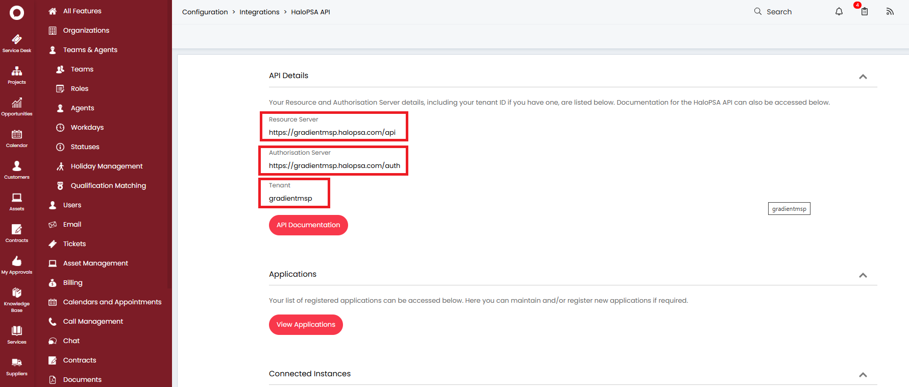 HaloPSA Integration Guide