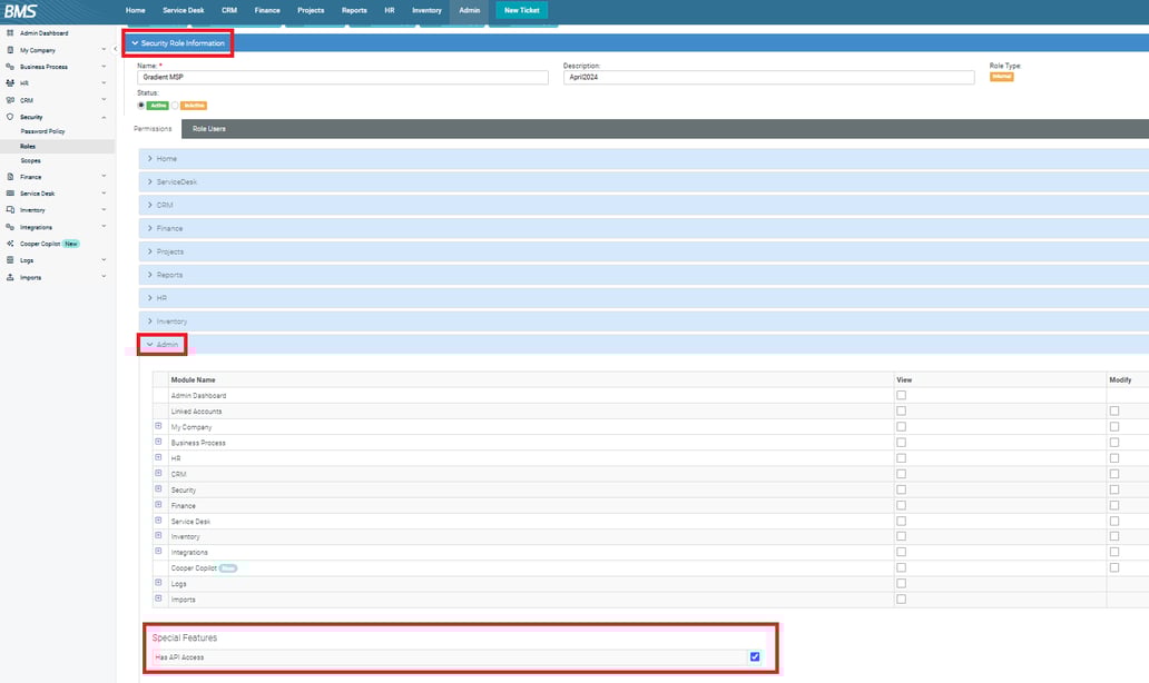 Kaseya BMS Integration Guide