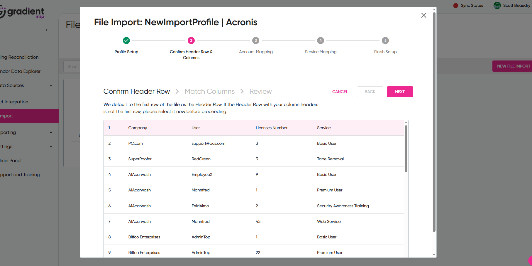 Creating and Managing File Import Profiles