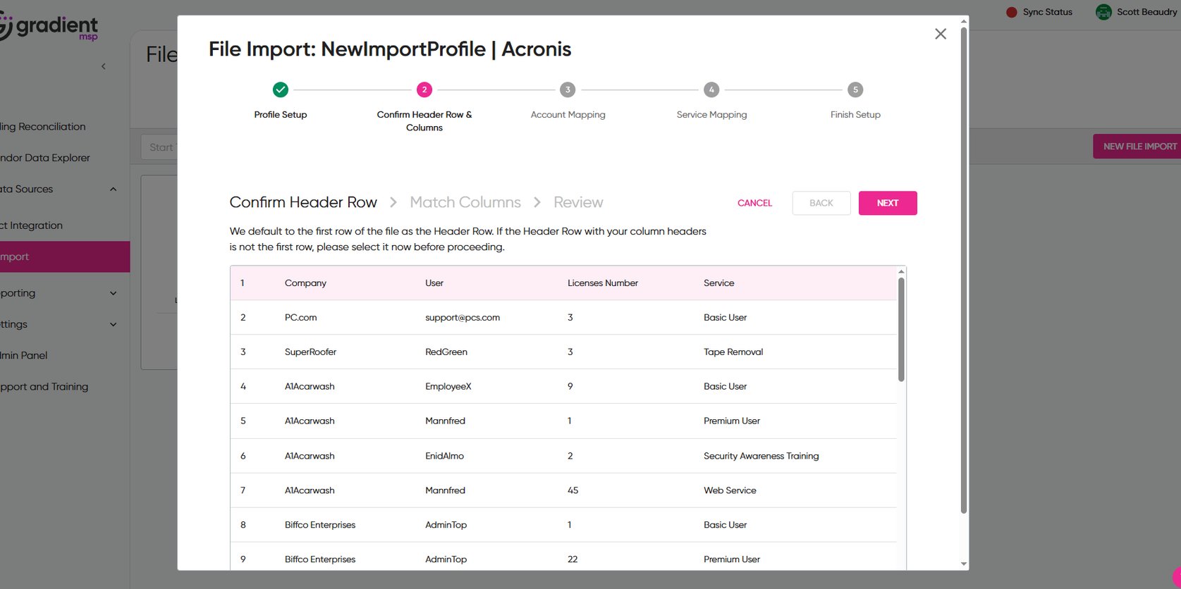 Creating and Managing File Import Profiles